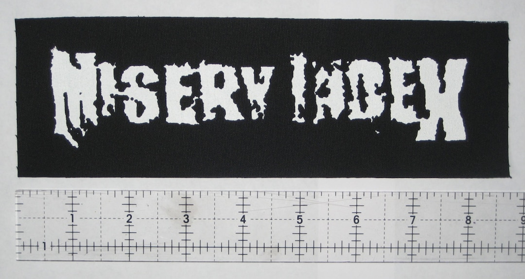 Misery Index Patch - Punk Grindcore Phobia Extinction of Mankind ...
