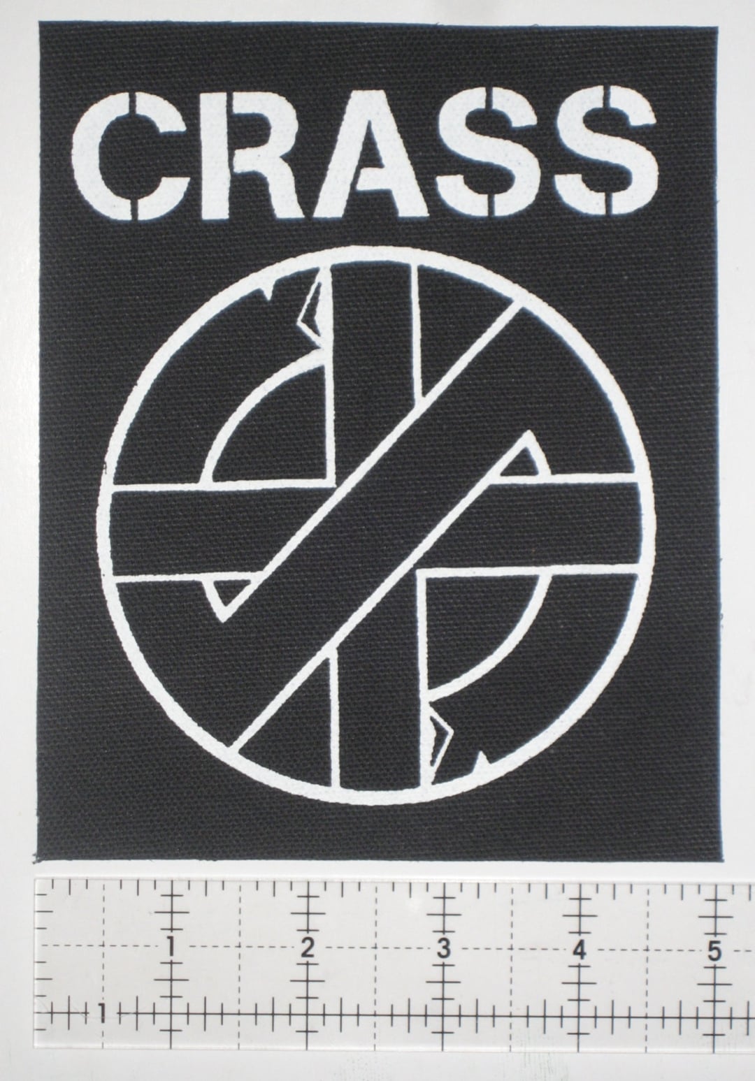 Crass Patch - DIY Crust Anarcho Punk Rudimentary Peni Flux of Pink ...