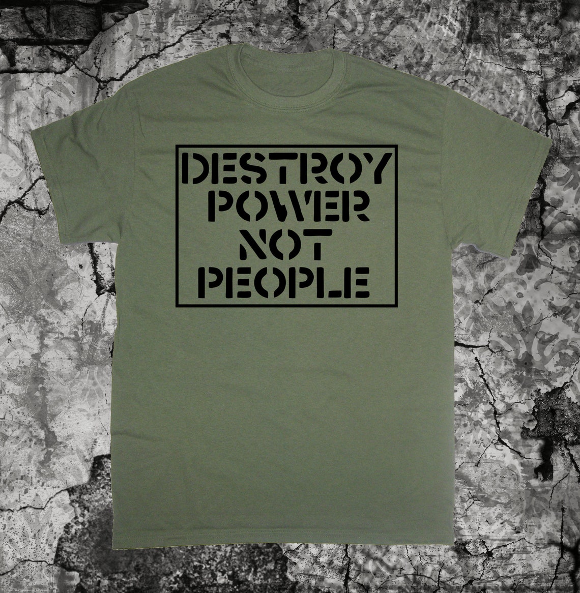 Destroy Power Not People Shirt Anarchy Activism Class War - Etsy