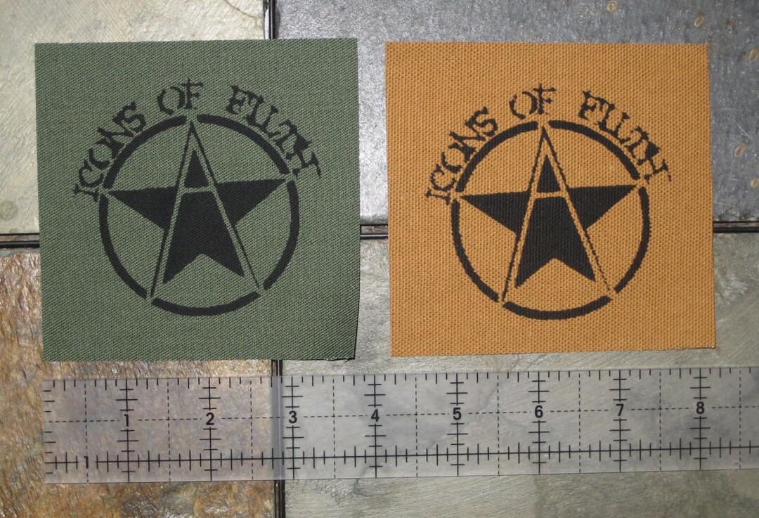 Icons of Filth Patch DIY Crust Anarcho Punk Rudimentary Peni - Etsy