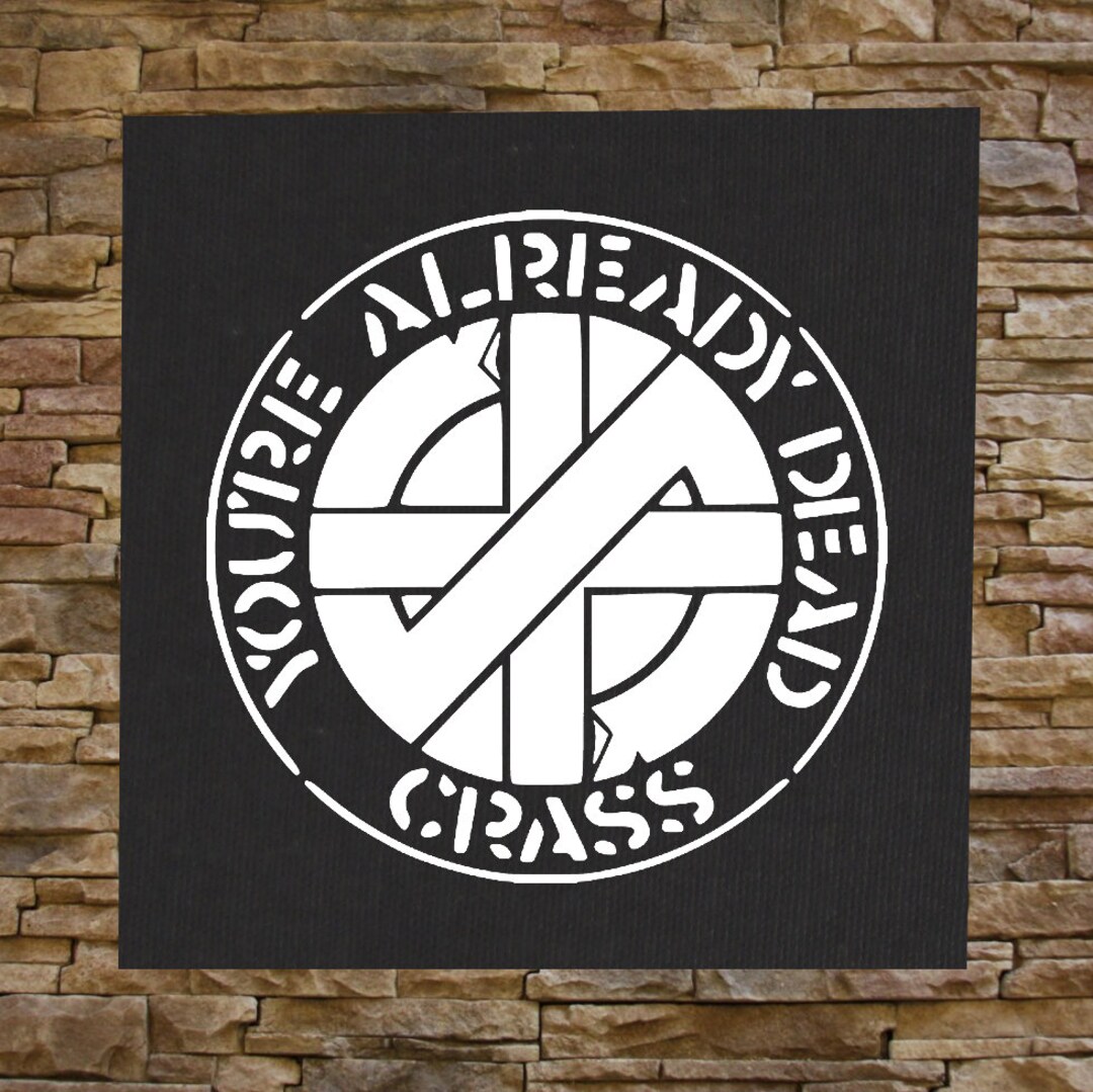 Crass BACK Patch - Crust Anarcho Punk Rudimentary Peni Amebix Disorder ...