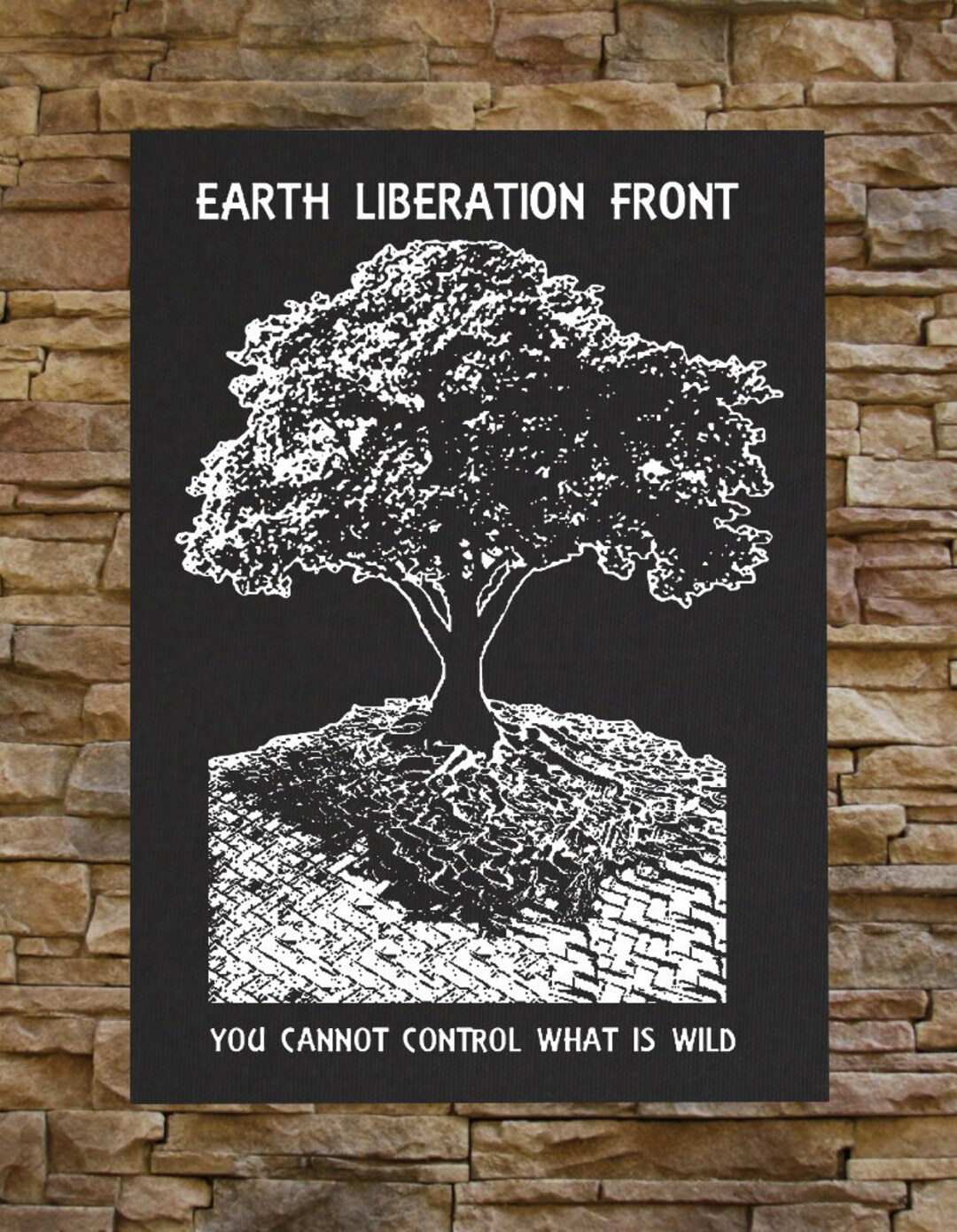 Earth Liberation Front Canvas Print / BACK Patch - Punk First ...