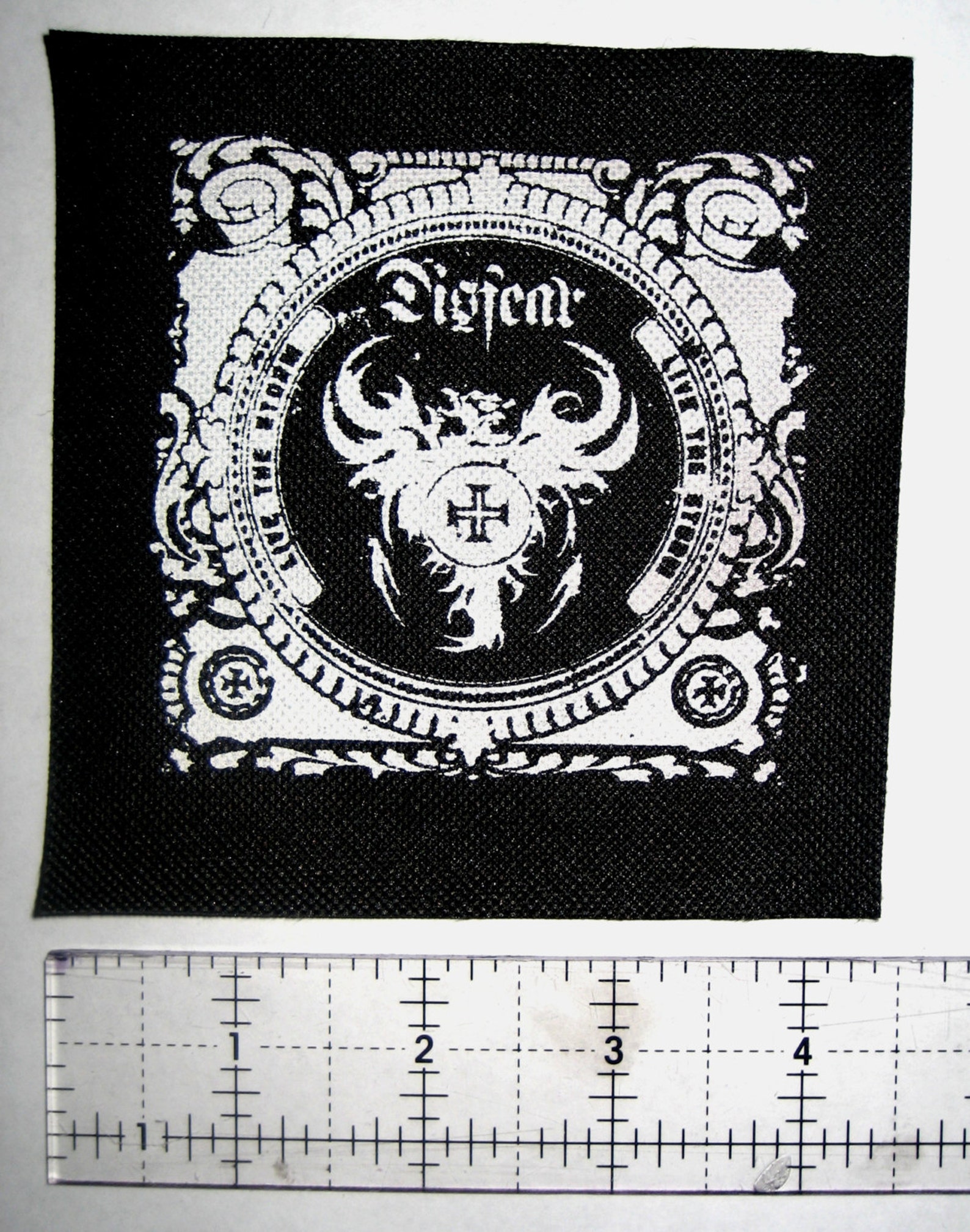 Disfear Patch Crust Punk Grindcore Extreme Noise Terror Wormrot Doom ...