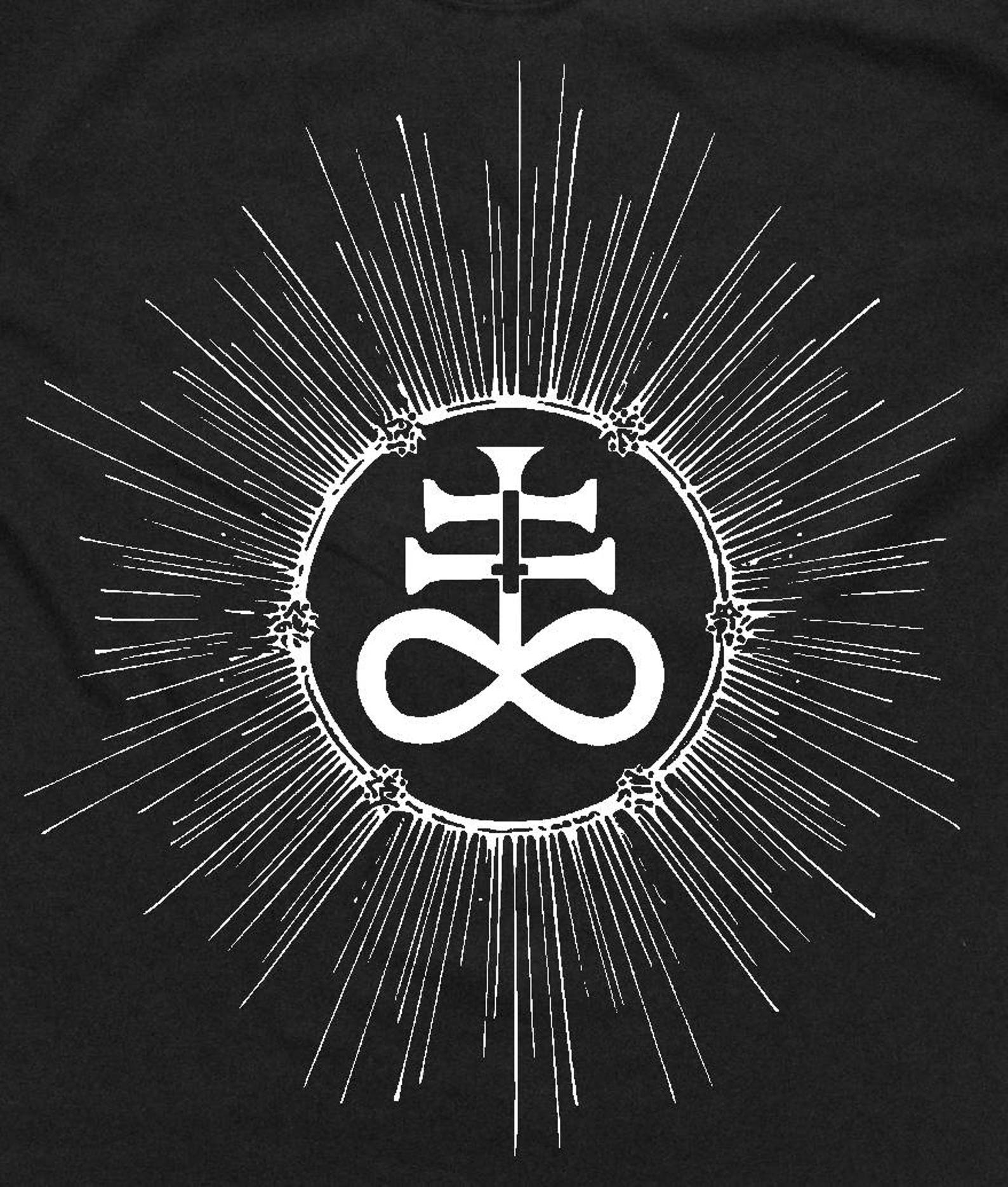 Leviathan Cross T Shirt Punk DIY Occult Gothic Satan - Etsy