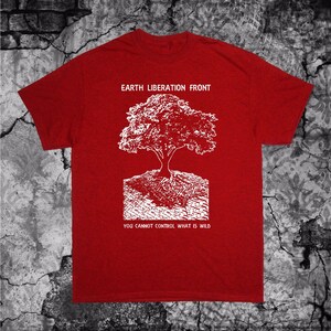 Earth First Liberation Front T Shirt Punk Environment Greenpeace Nature ...