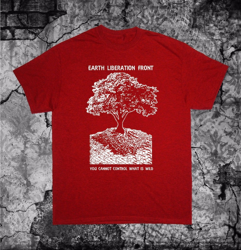 Earth First Liberation Front T Shirt Punk Environment Greenpeace Nature ...