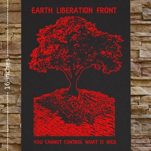 Earth Liberation Front Canvas Print / BACK Patch - Punk First ...