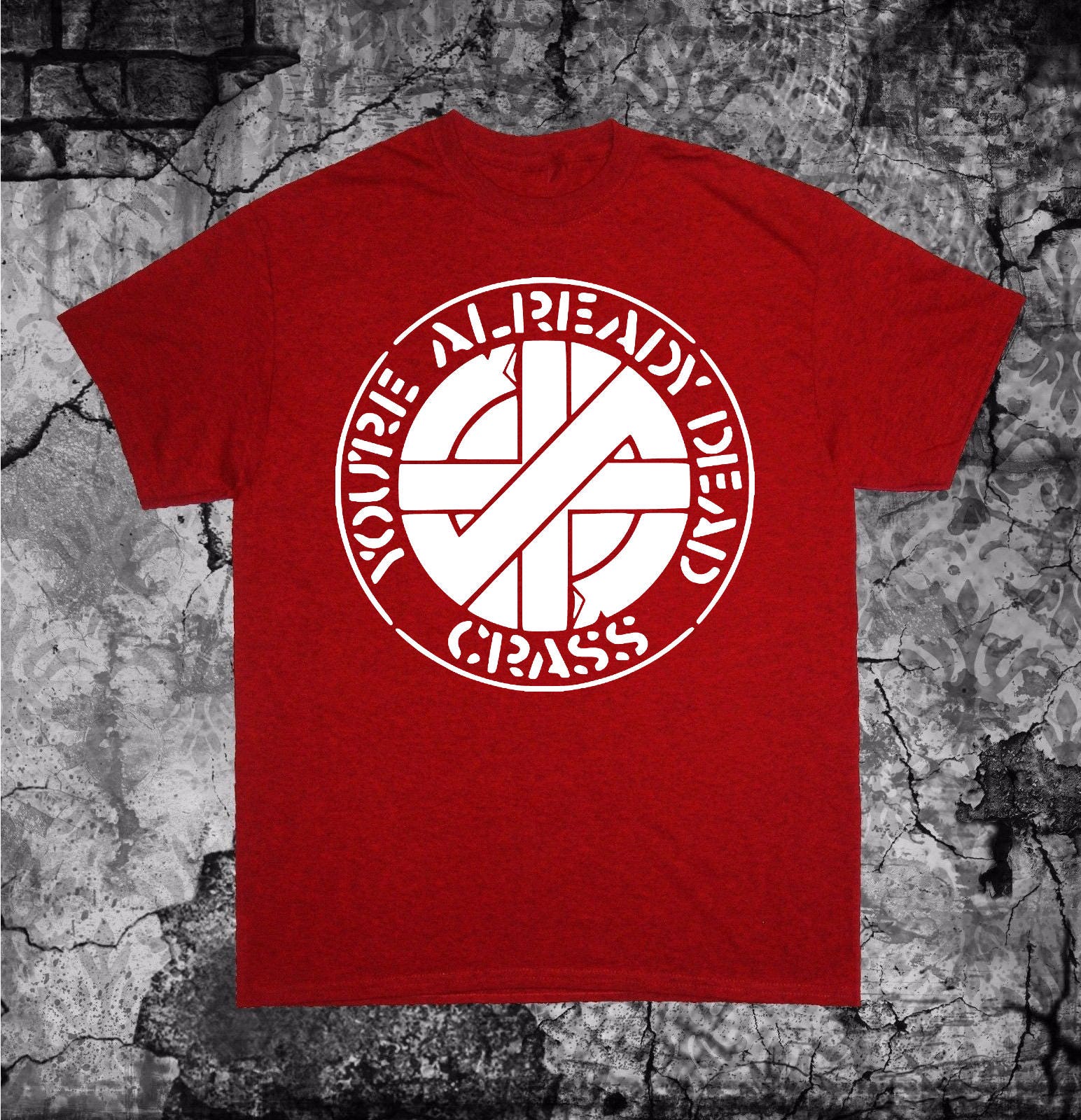 Crass T Shirt Crust Anarcho Punk Rudimentary Peni Amebix Etsy