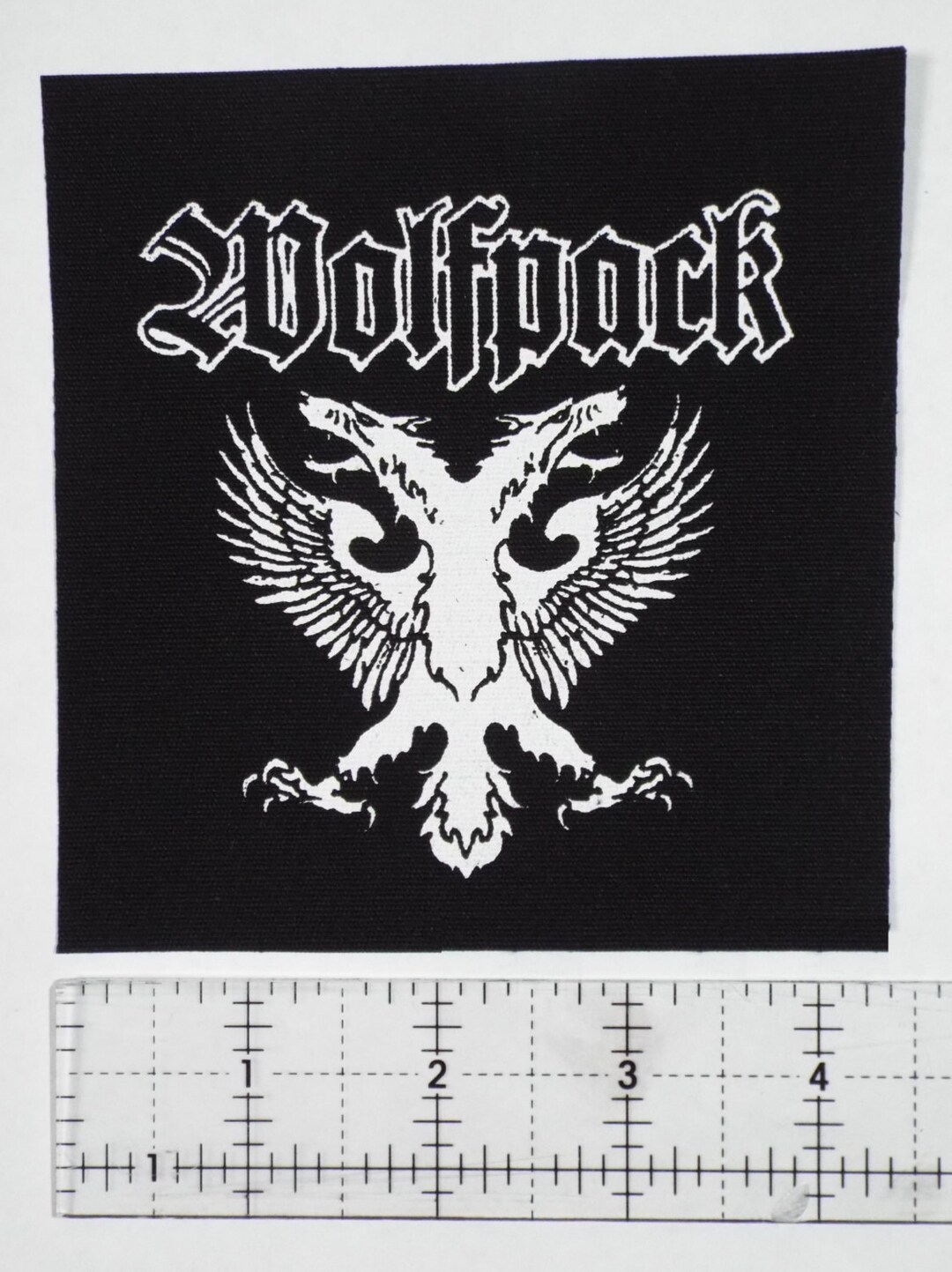 Wolfpack Patch - DIY Anarcho Crust Punk D-beat Wolfbrigade Inepsy Extreme Noise Terror Totalitar ...