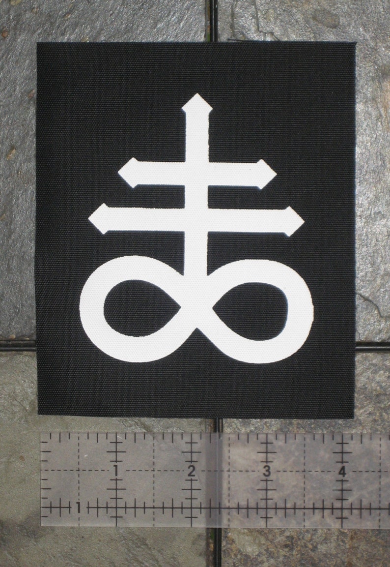 Leviathan Cross Punk Patch Satanic Baphomet DIY Pentagram - Etsy