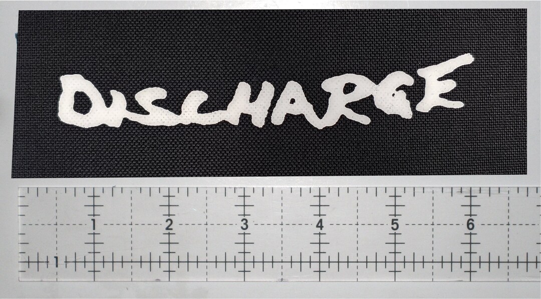 Discharge Patch - Crust Punk D-beat Nausea Anti Cimex Doom the Exploited Crass Phobia Dropdead ...