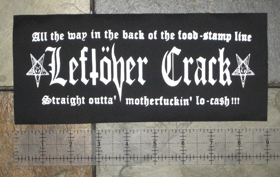 Leftover Crack Patch - DIY Anarcho Crust Punk Citizen Fish Star ...