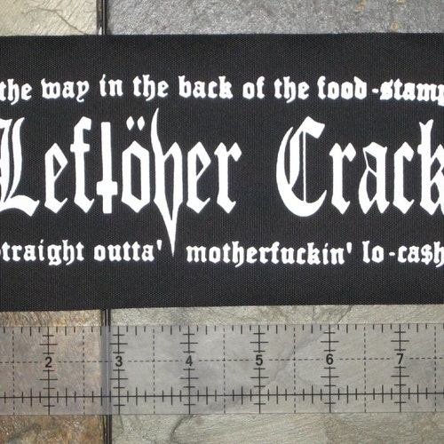 Leftover Crack Patch DIY Anarcho Crust Punk Citizen Fish - Etsy