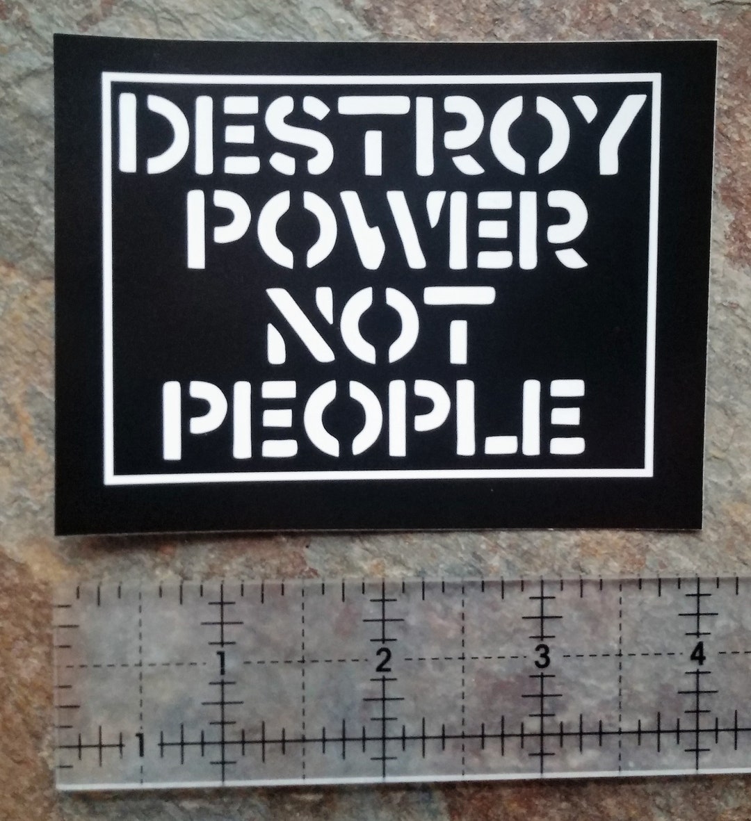 4 X 3" Crass Anarchy Sticker - Anarcho Punk Hellshock Extinction of ...