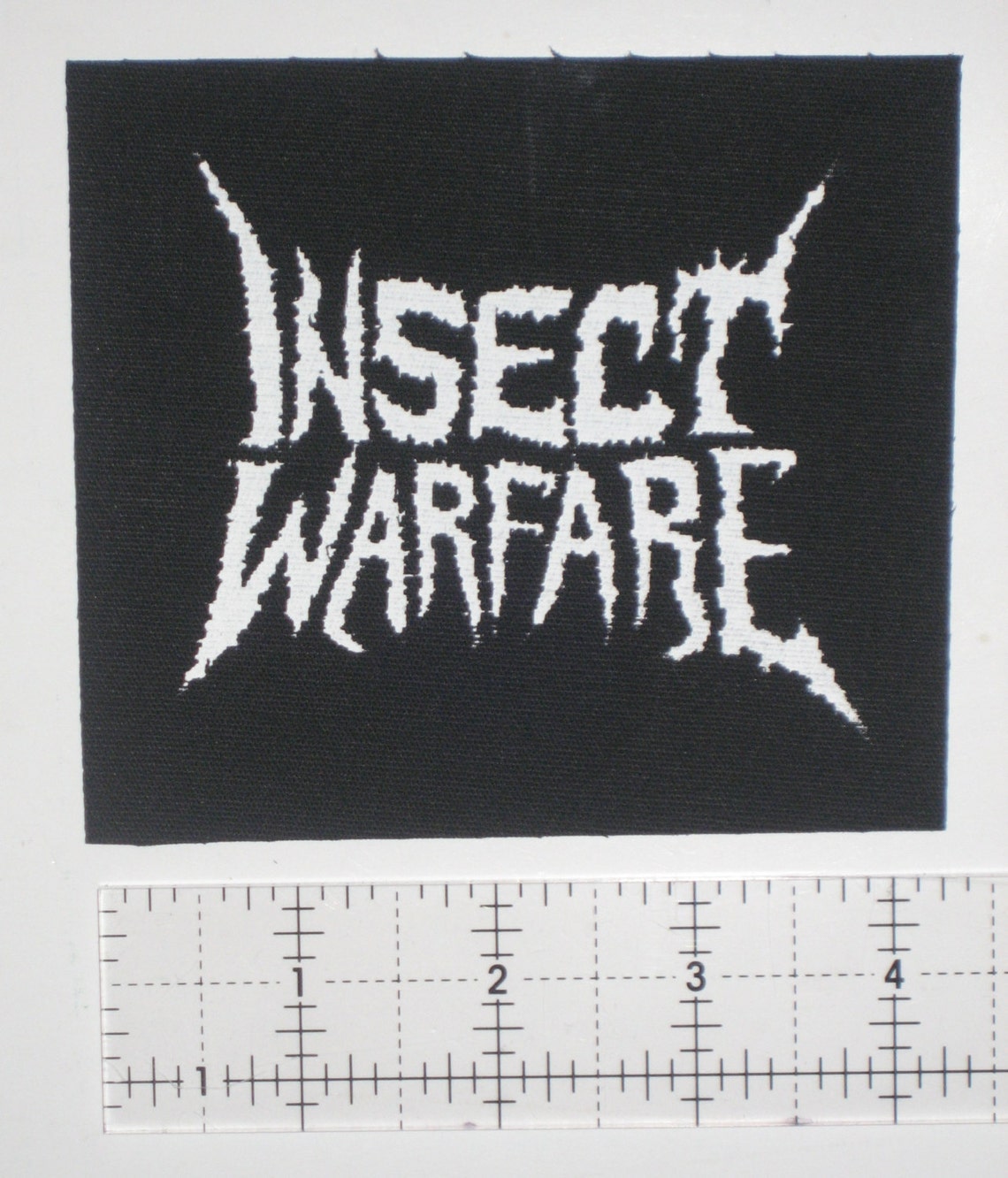 Insect Warfare Patch - DIY Crust Anarcho Punk D-beat Assuck Doom Pretty Little Flower ...