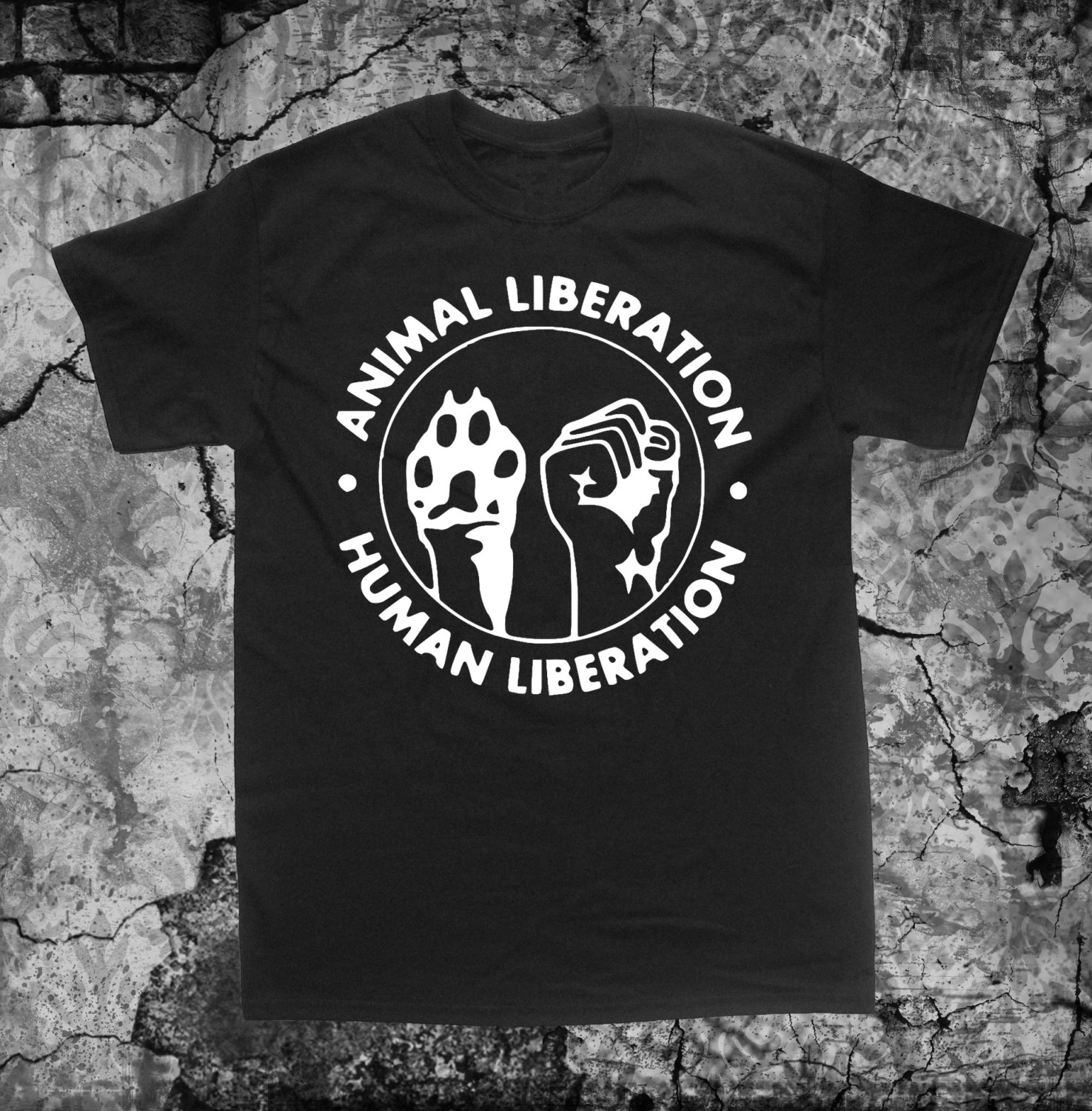 Animal Human Liberation Shirt Front Activism Alf Anarchism Anarcho ...