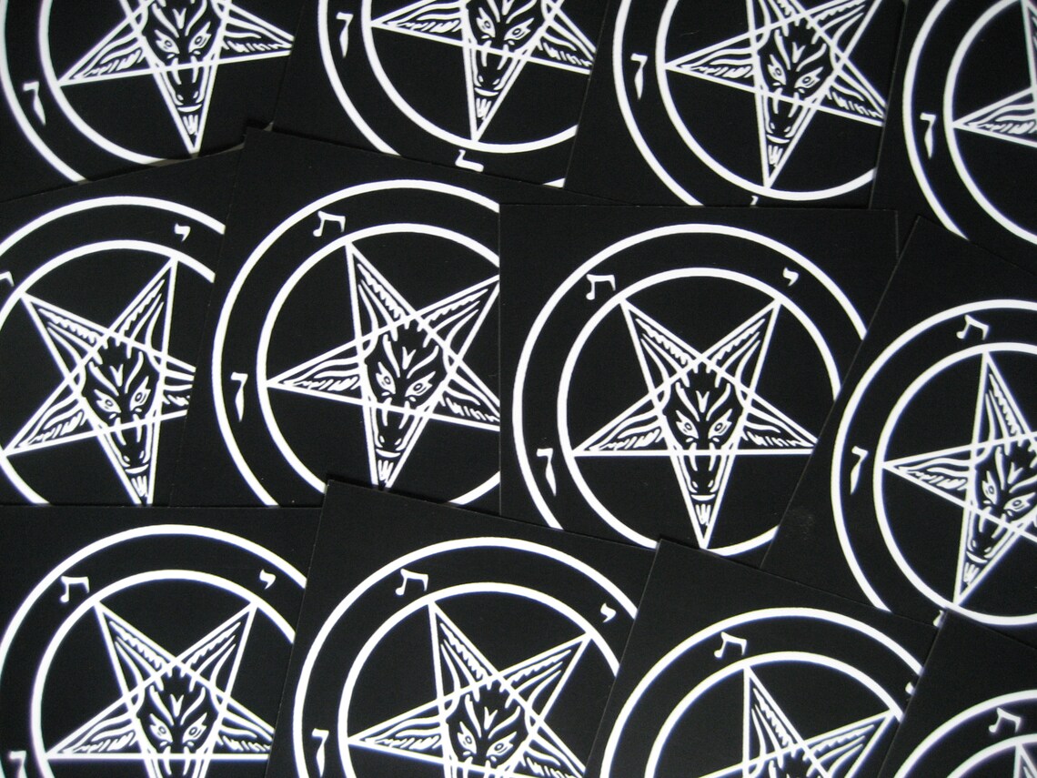 4x4 Pentagram VINYL Waterproof Sticker Decal Bumper - Etsy