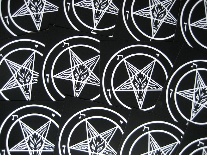 4x4 Pentagram VINYL Waterproof Sticker Decal Bumper - Etsy