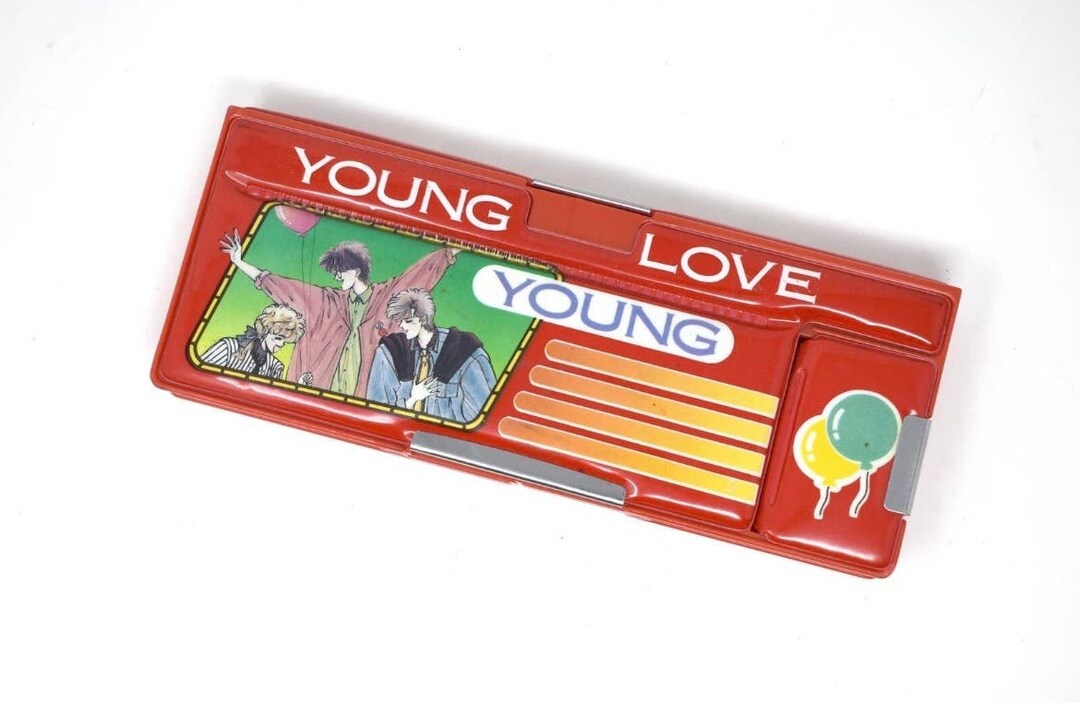1980s Flomo Young Love Pencil Case - Etsy