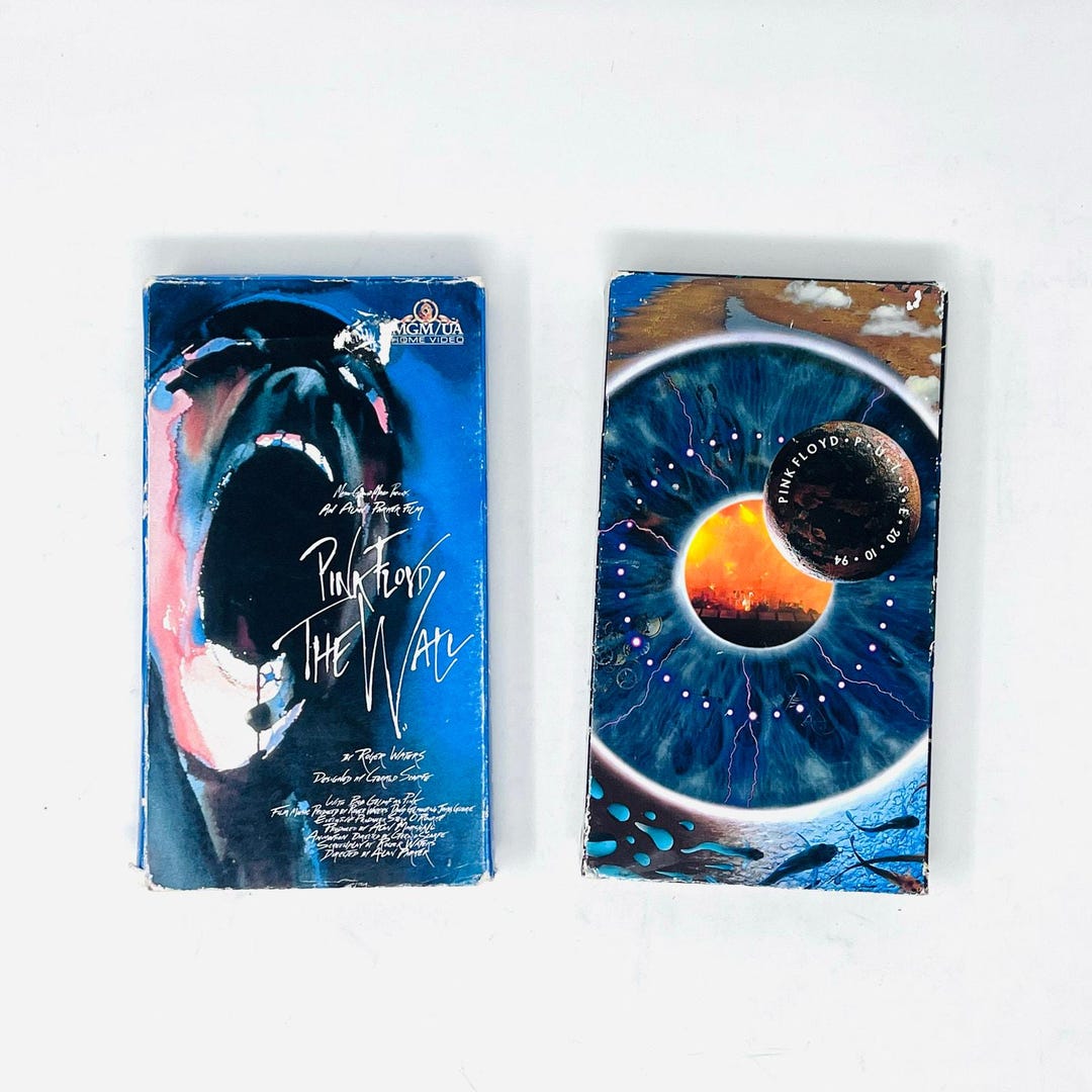 Pink Floyd the Wall VHS Tape Home Video Original Case Rock Music Film ...