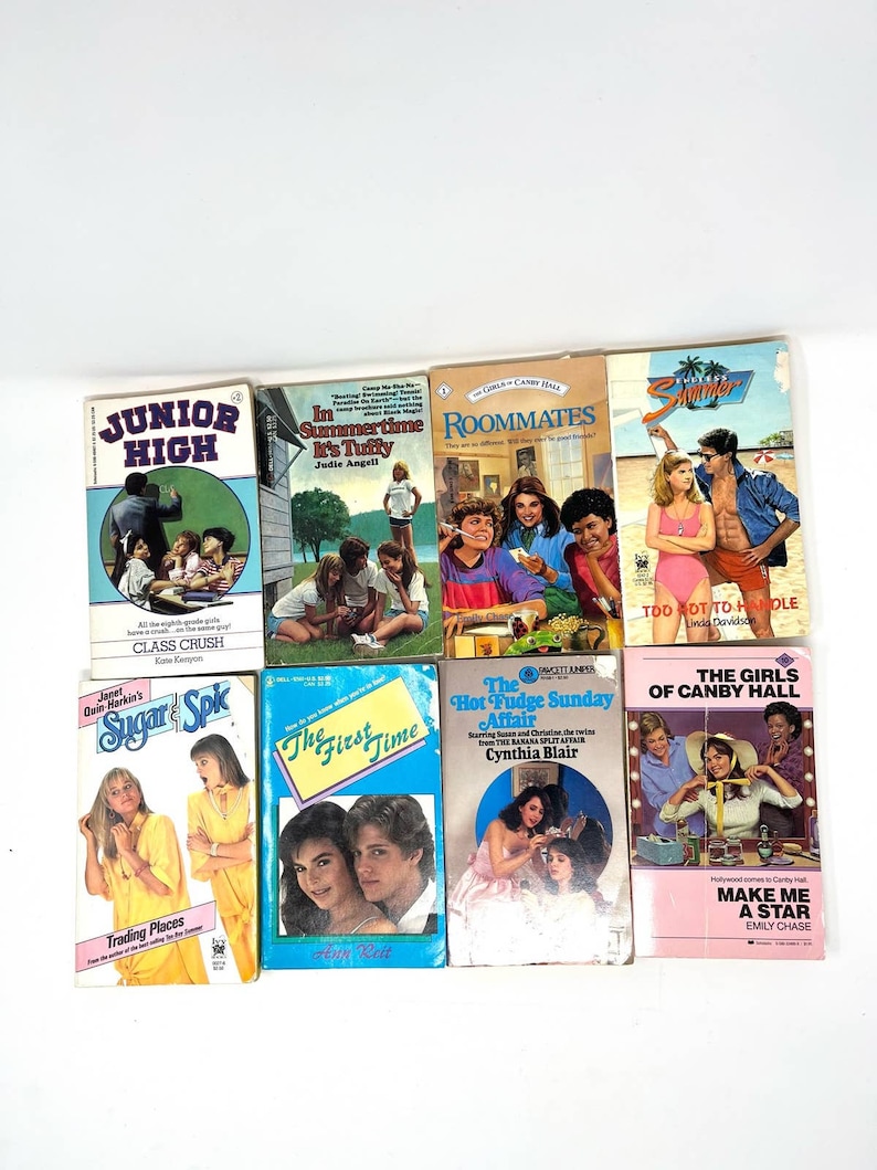 Lot of 8 1980s Teen Young Adult Fiction Books - Etsy