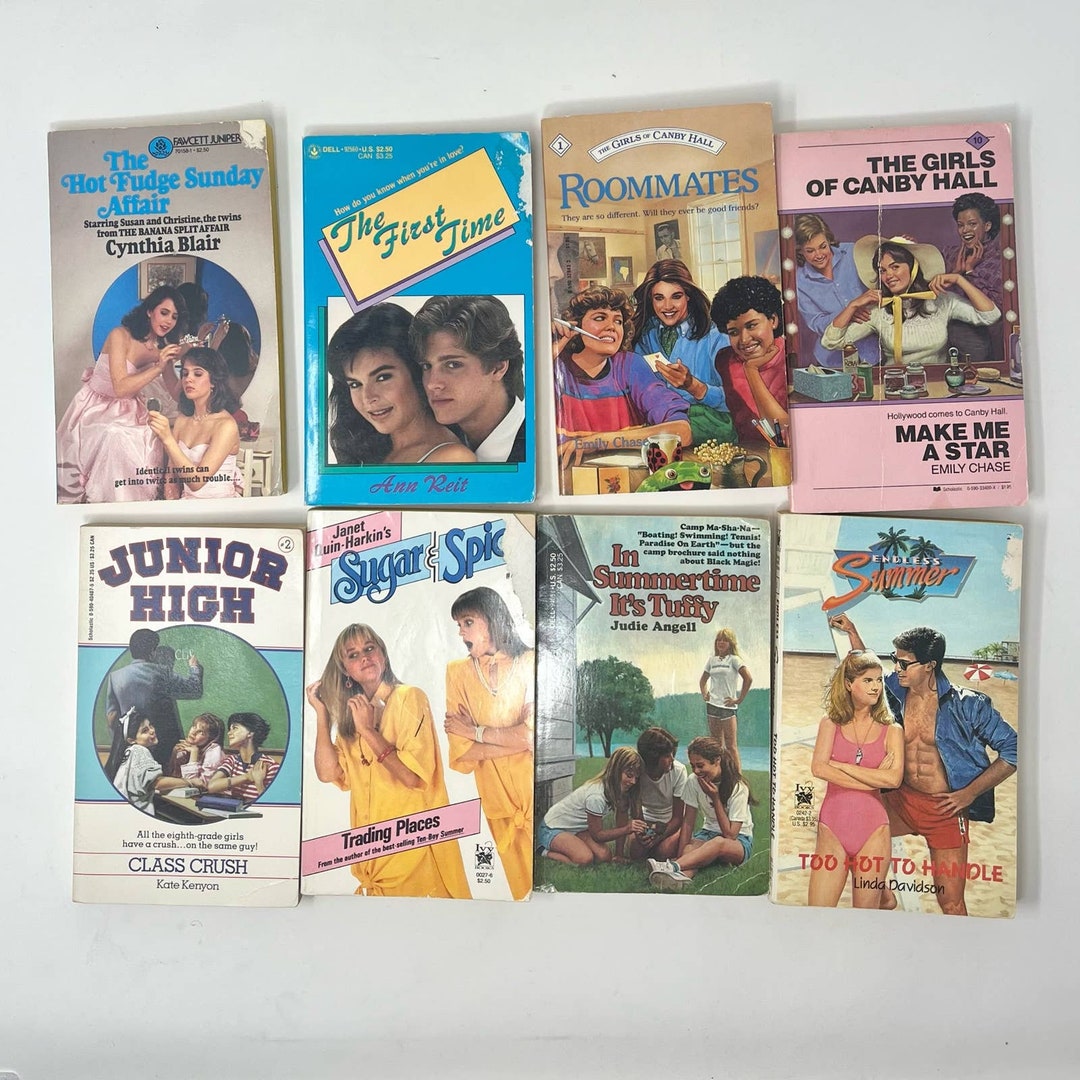 Lot of 8 1980s Teen Young Adult Fiction Books - Etsy
