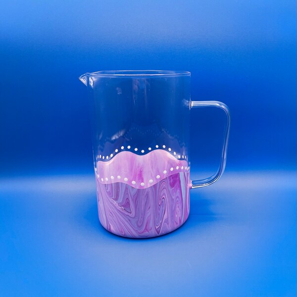 Hand Painted Pitcher - Etsy
