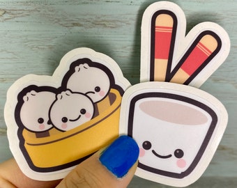 Dim Sum Stickers - Etsy