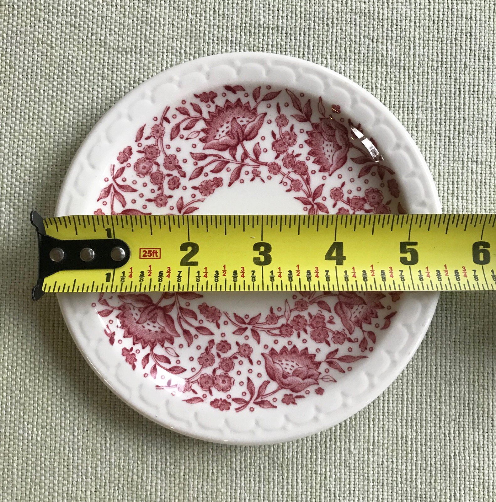 Syracuse China Roxbury (mayflower Red) Pattern – 5.5 Inch Bread ...