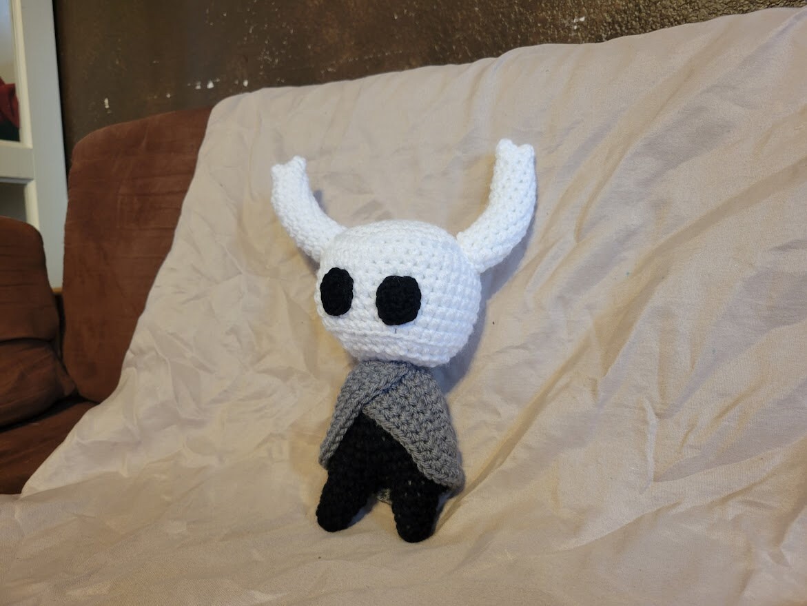 Crochet Hollow Knight Plushie | Amigurumi Hollow Knight - Etsy