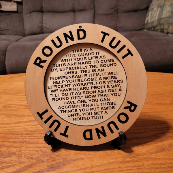 Round Tuit - Etsy