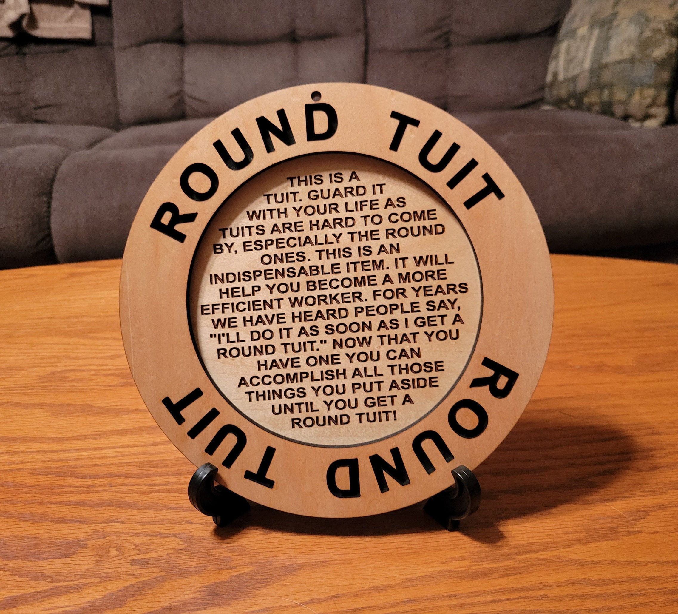 Round Tuit (not a Mini) - Etsy