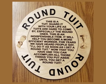 Round Tuit - Etsy
