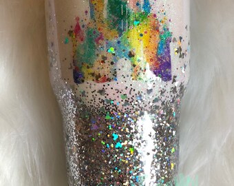 Glitter tumbler | Etsy