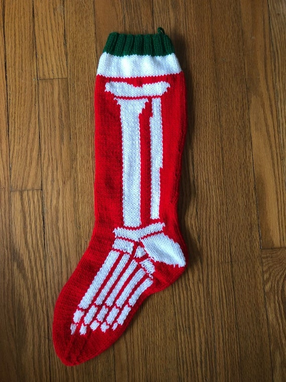 Skeleton Leg Stocking | Etsy
