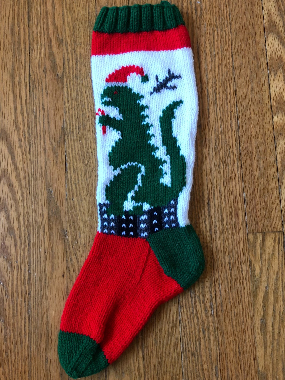 Godzilla Stocking - Etsy