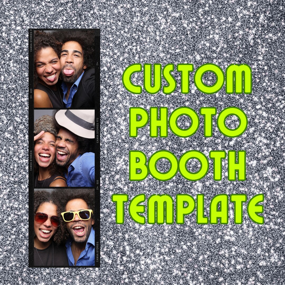 FULLY CUSTOMIZED Photo Booth Template - Etsy