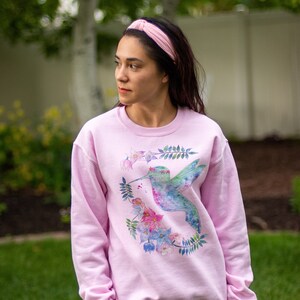 Crowned Hummingbird Sweater - Etsy