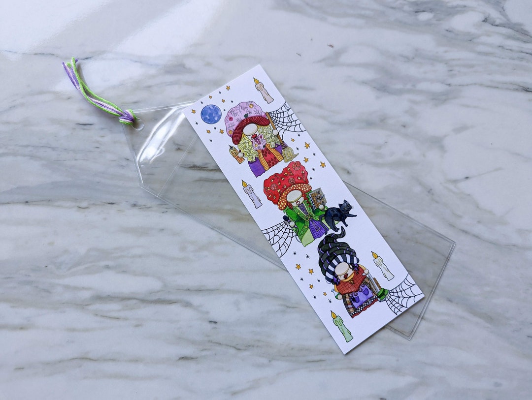Hocus Pocus Gnomes Bookmark print Halloween Bookmark - Etsy