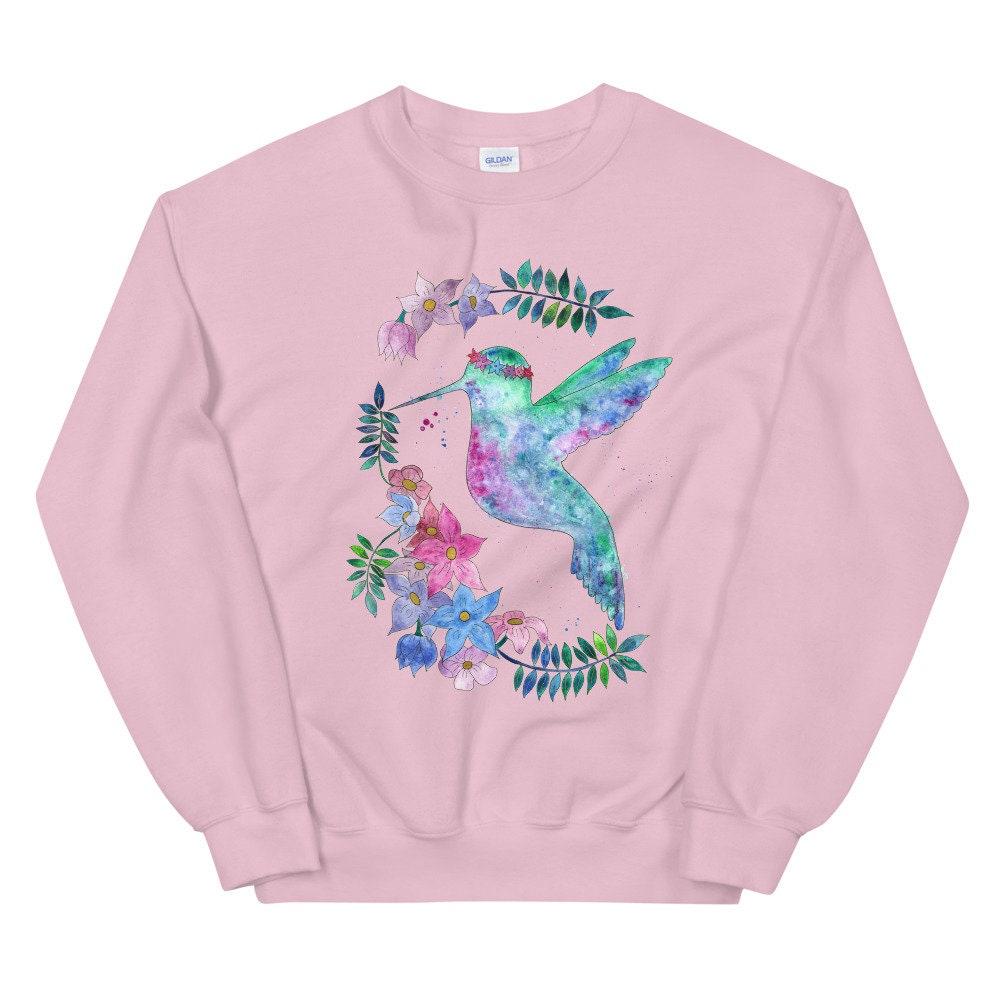 Crowned Hummingbird Sweater | Etsy