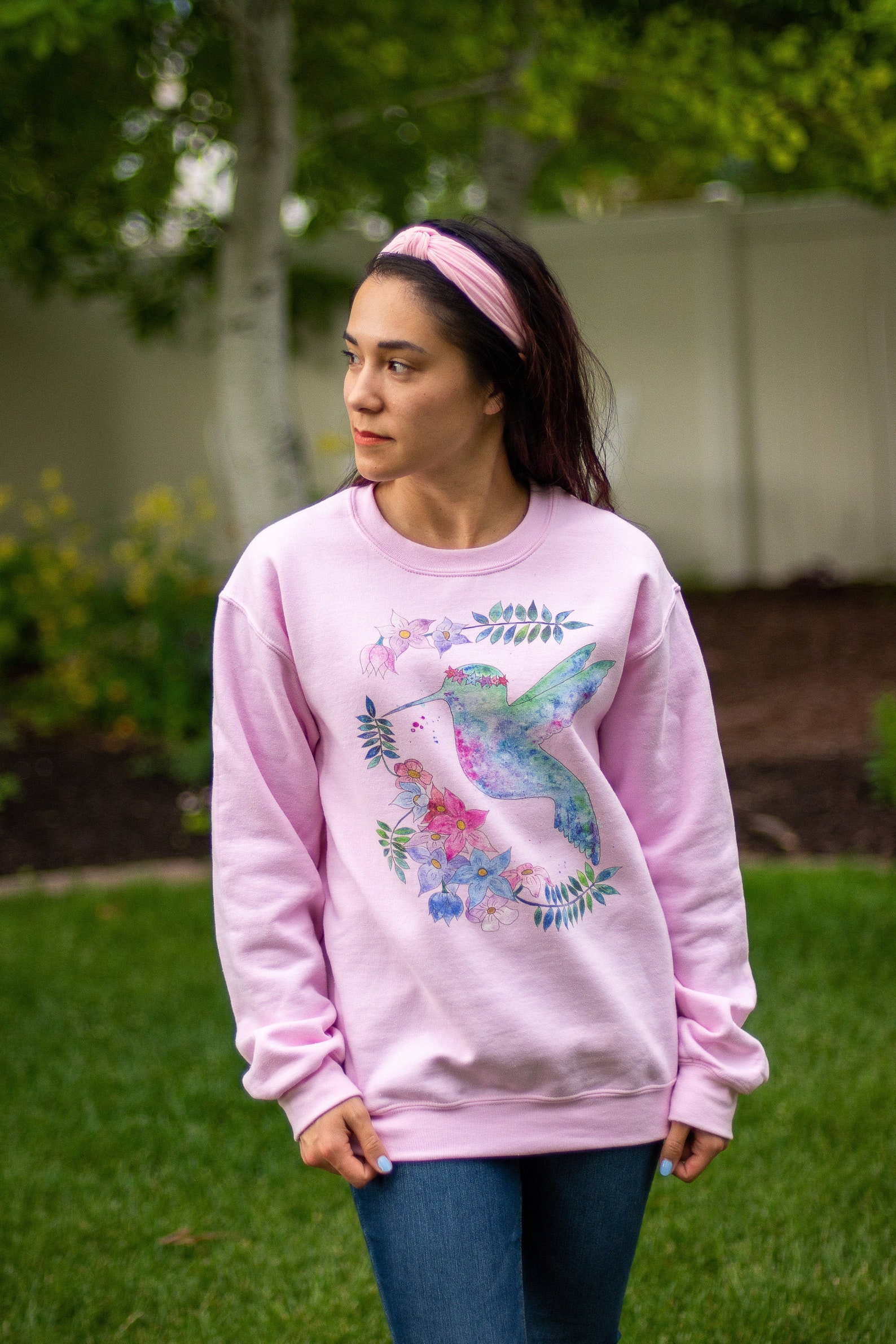 Crowned Hummingbird Sweater - Etsy