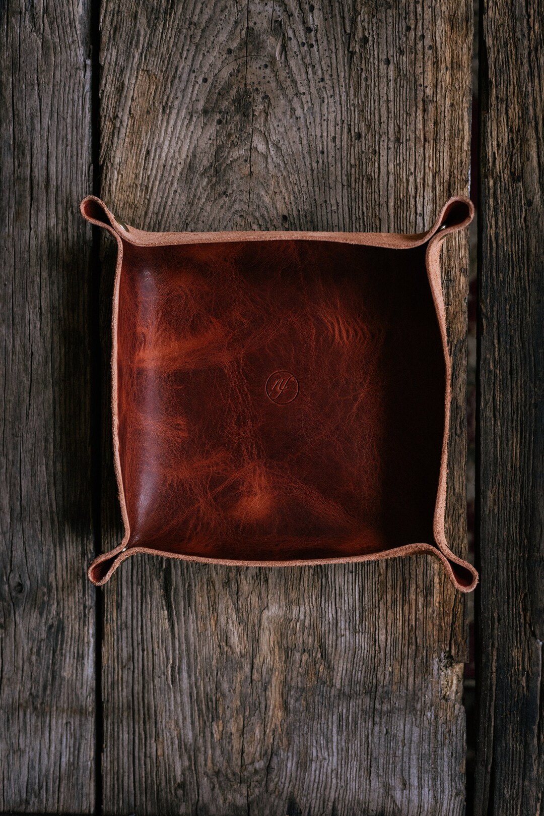 Horween Leather Valet Tray | Large Everyday Carry Tray - Etsy