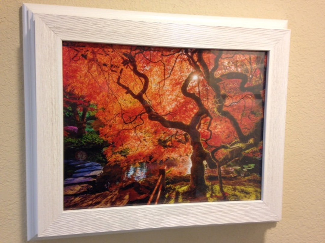 Flat Designs White Frame With Hidden Storage and Magnetic Locking ...