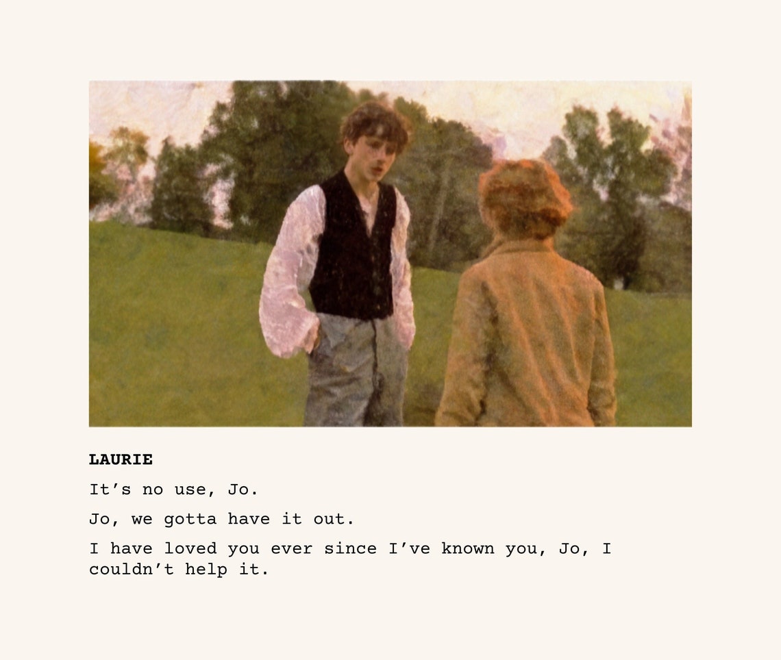 Little Women Movie Quote T-shirt- Watercolor Film Art- Greta Gertig ...