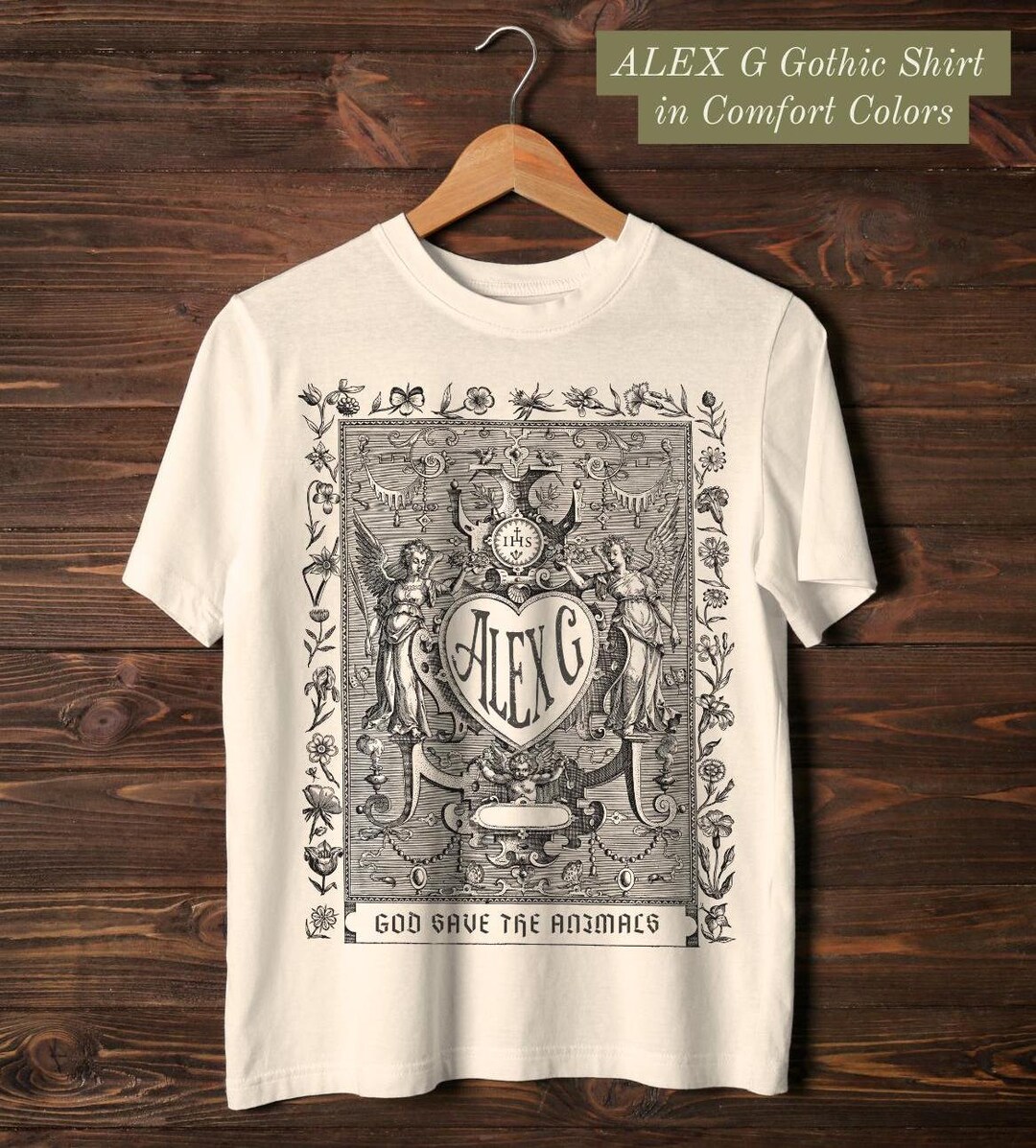 Alex G Shirt- God Save the Animals Gothic Angels- Alex G Merch ...