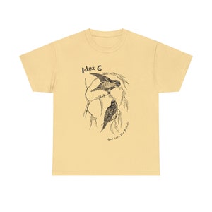 Alex G Shirt- God Save the Animals Birds- Alex G Merch- Minimalist Line ...