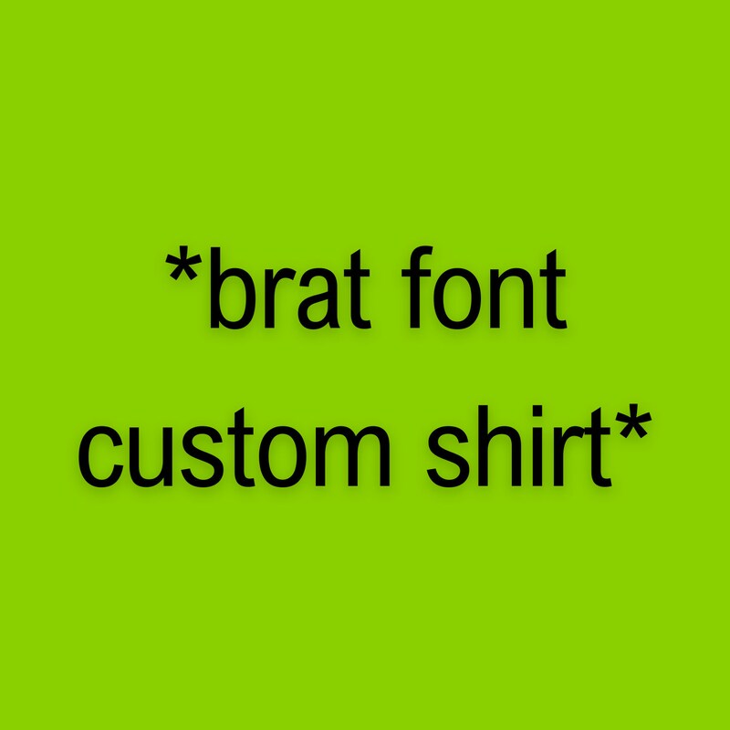 Brat Shirt - Etsy