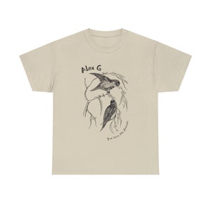Alex G Shirt- God Save the Animals Birds- Alex G Merch- Minimalist Line ...