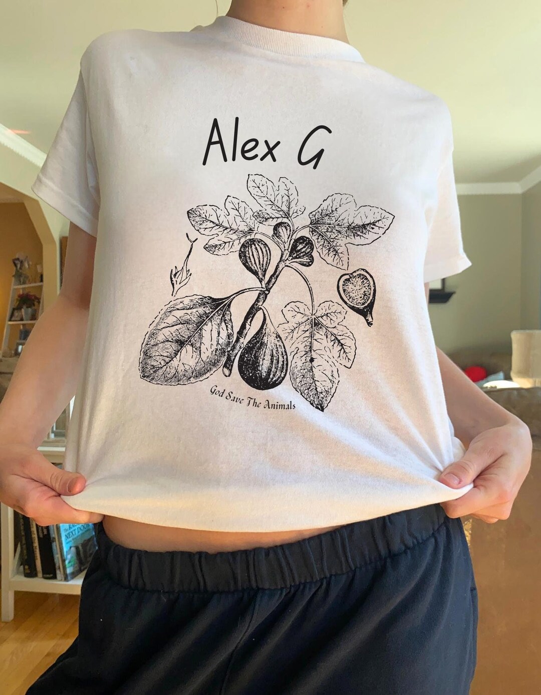 Alex G Shirt- God Save the Animals Birds- Alex G Merch- Minimalist Line ...