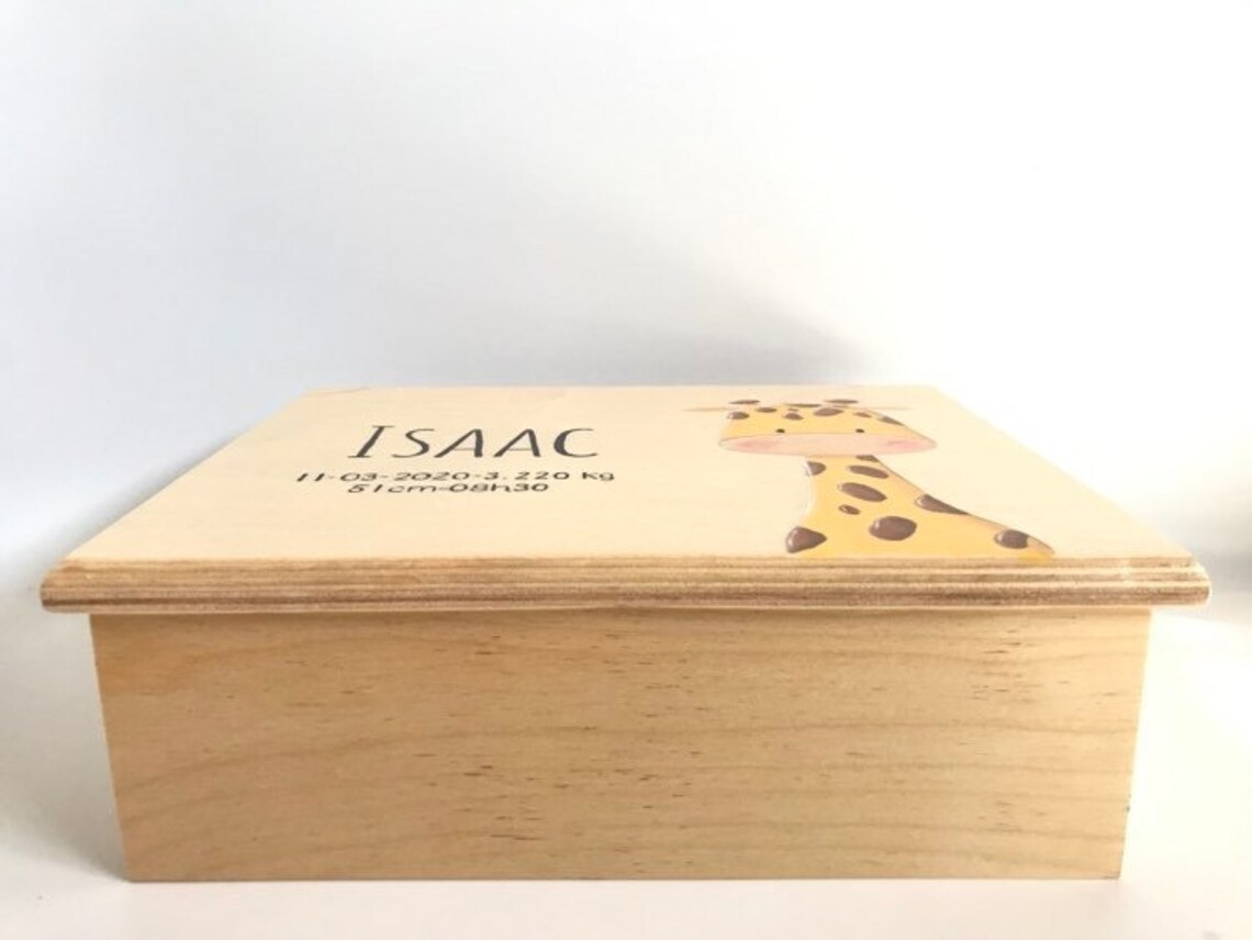 Giraffe Memory Box, Keepsake Box, Baby, Child Memory Box - Etsy